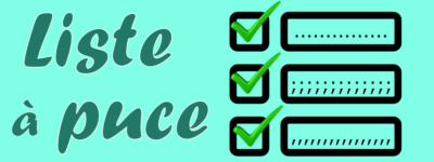 La ponctuation de la liste à puce